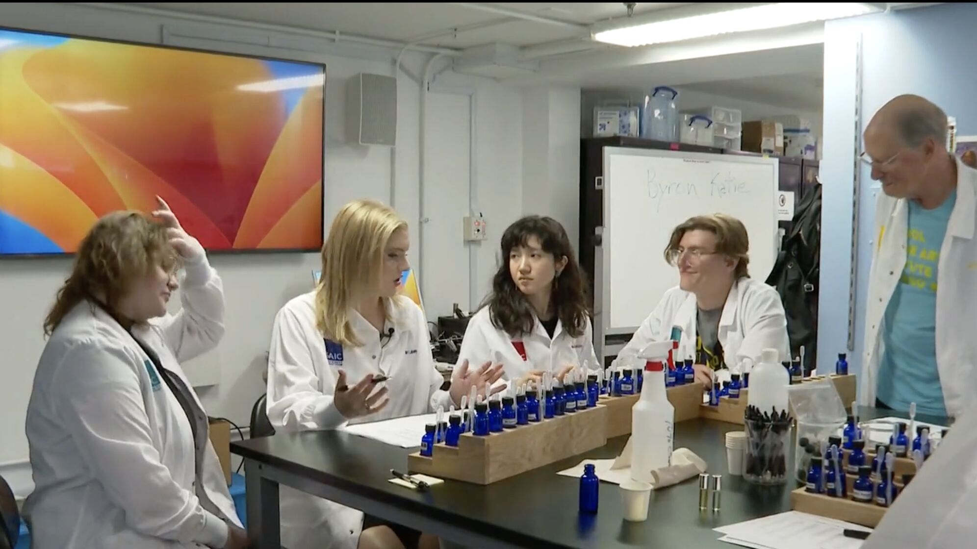 Sniffing Out Creativity: SAIC Students Craft Scent Art on CBS News ...