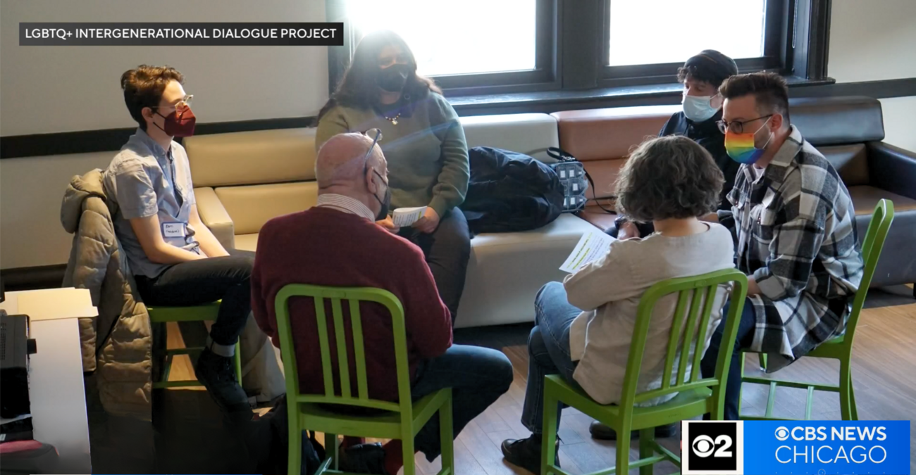 CBS News Chicago Features the LGBTQ+ Intergenerational Dialogue Project ...